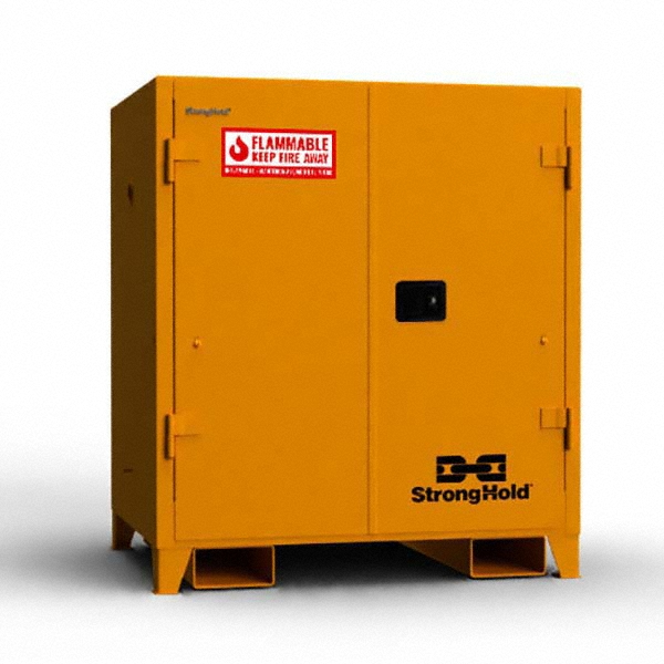 Strong Hold - Flammable & Hazardous Storage Cabinets: 60 gal Drum, 2 ...
