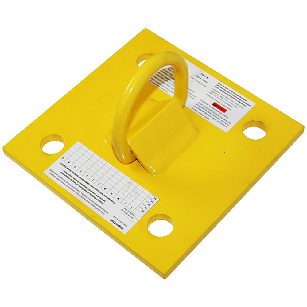 Guardian Fall Protection - Anchor Plate: Powder Coated Steel, 6" OAL, 6 ...