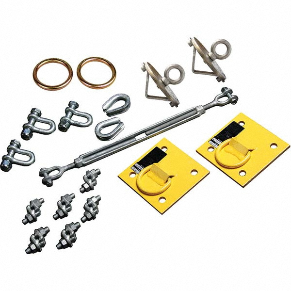 Guardian Fall Protection - Anchor Kit: Galvanized Steel | MSC Direct