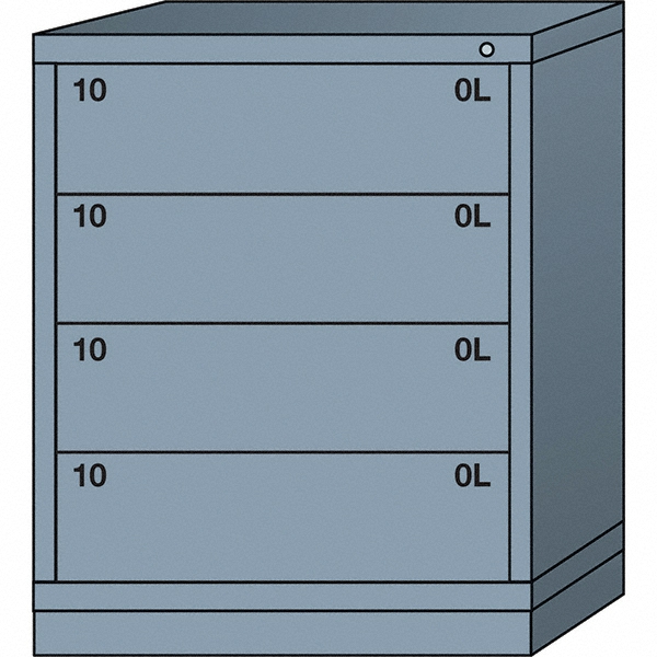 Lyon - Modular Steel Storage Cabinet: 30" Wide, 28-1/4" Deep, 37-3/16 ...