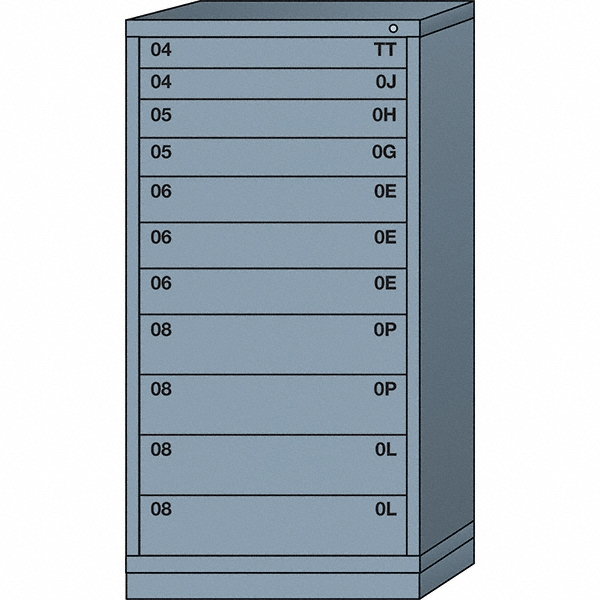 Lyon - Modular Steel Storage Cabinet: 30" Wide, 28-1/4" Deep, 59-1/4 ...