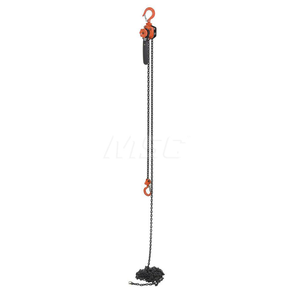 Vestil - Manual Mini Lever Hoist: 1000 lb Capacity, 15' Max Lift | MSC ...