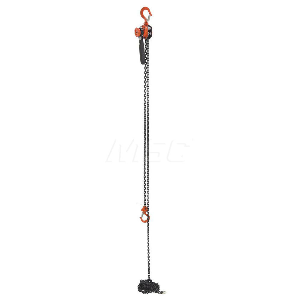 Vestil - Manual Mini Lever Hoist: 1000 lb Capacity, 10' Max Lift | MSC ...