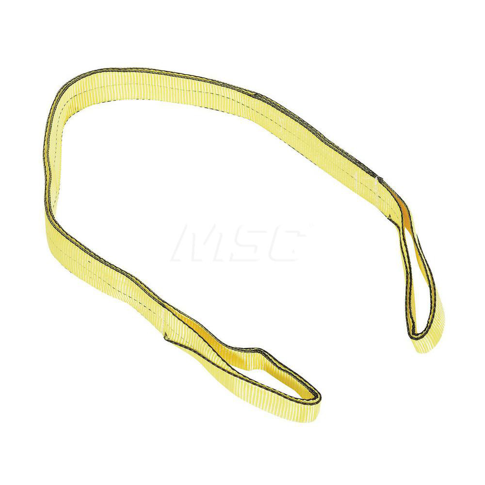 Vestil - Flat Eye & Eye, Type 3 Web Sling: 6' Long, 3" Wide, 8800 lb ...