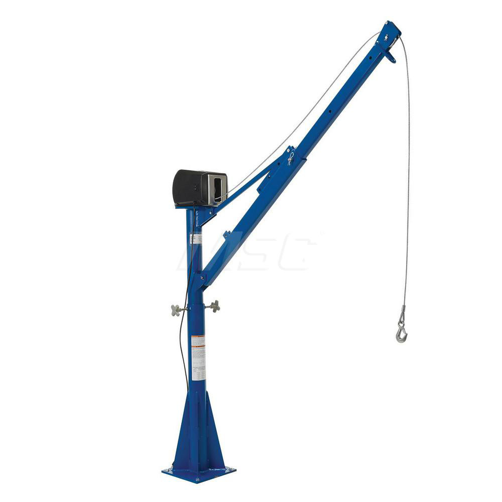 Vestil - Jib Crane: Floor Mount, 1,100 lb Limit, 66.75" Reach, 360 ...