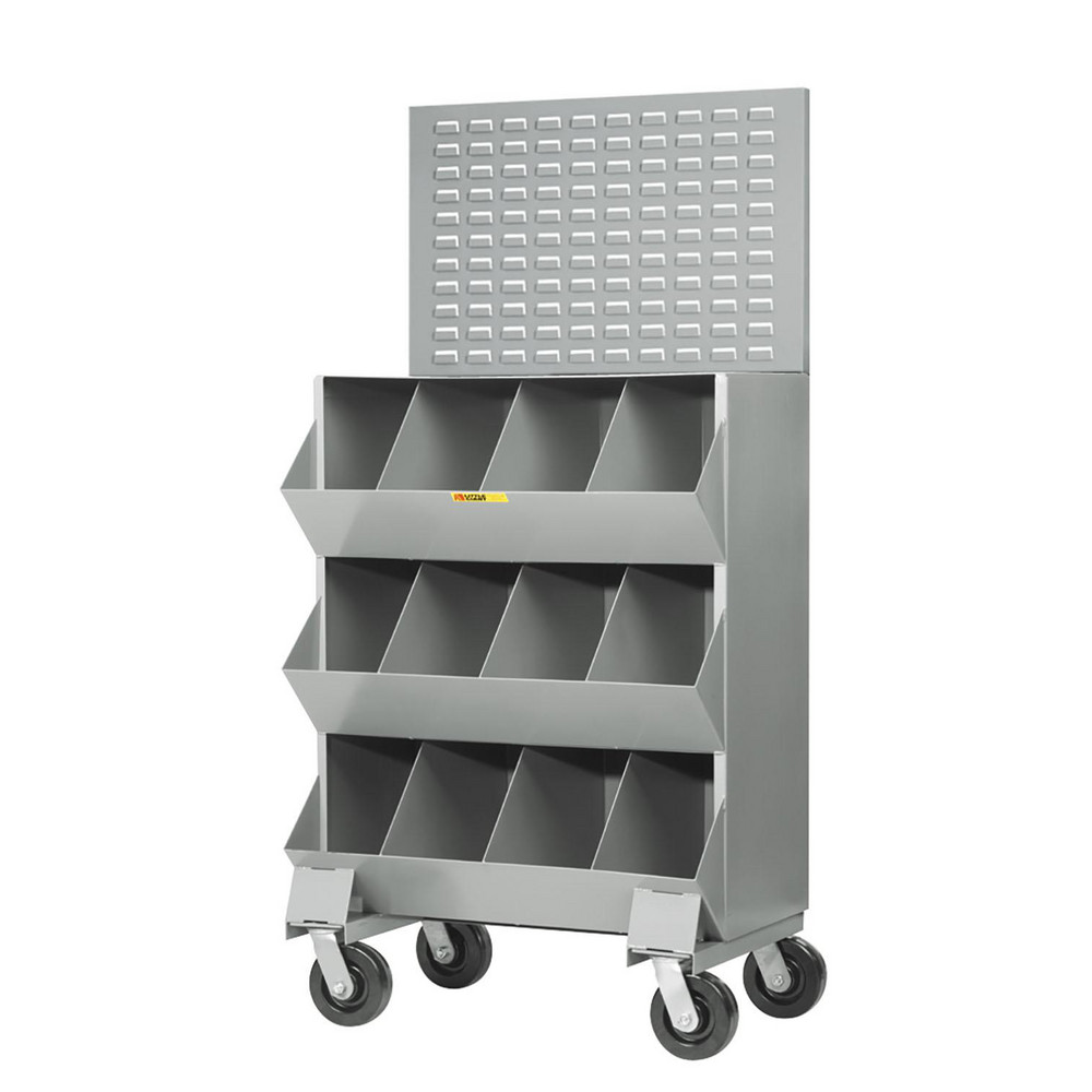 Little Giant® - Bin Shelving: Bin Storage Cabinet, Solid, Fixed, 0 ...