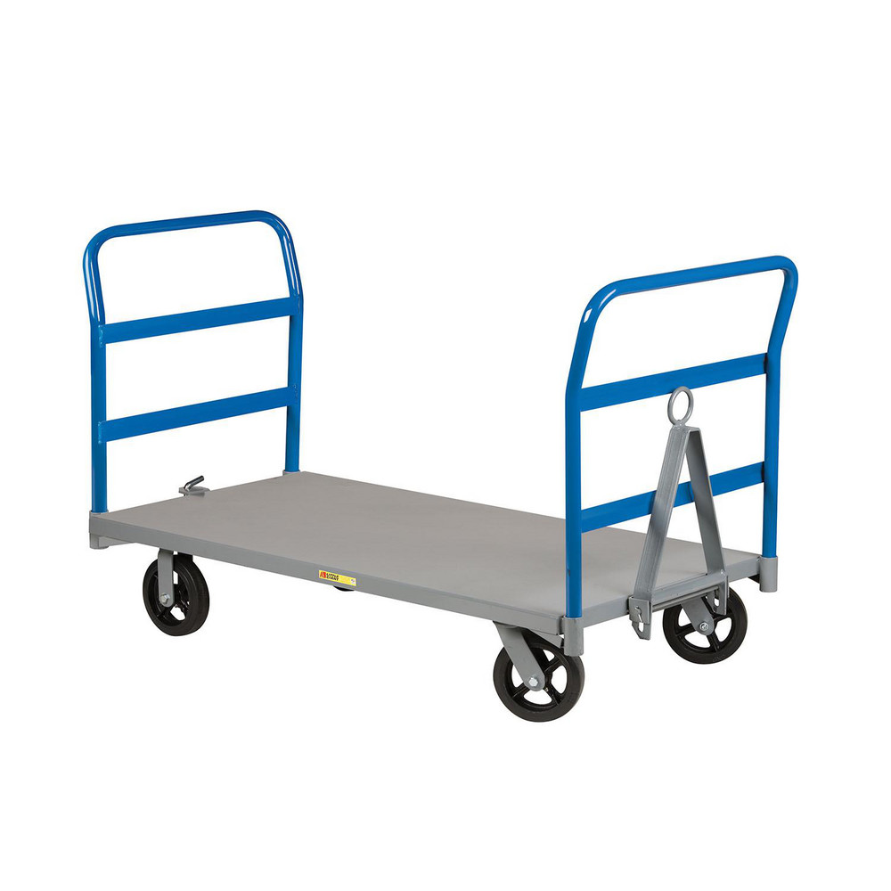 Little Giant® - Caster Steer Trailer Truck: 2,000 lb Capacity, Solid ...