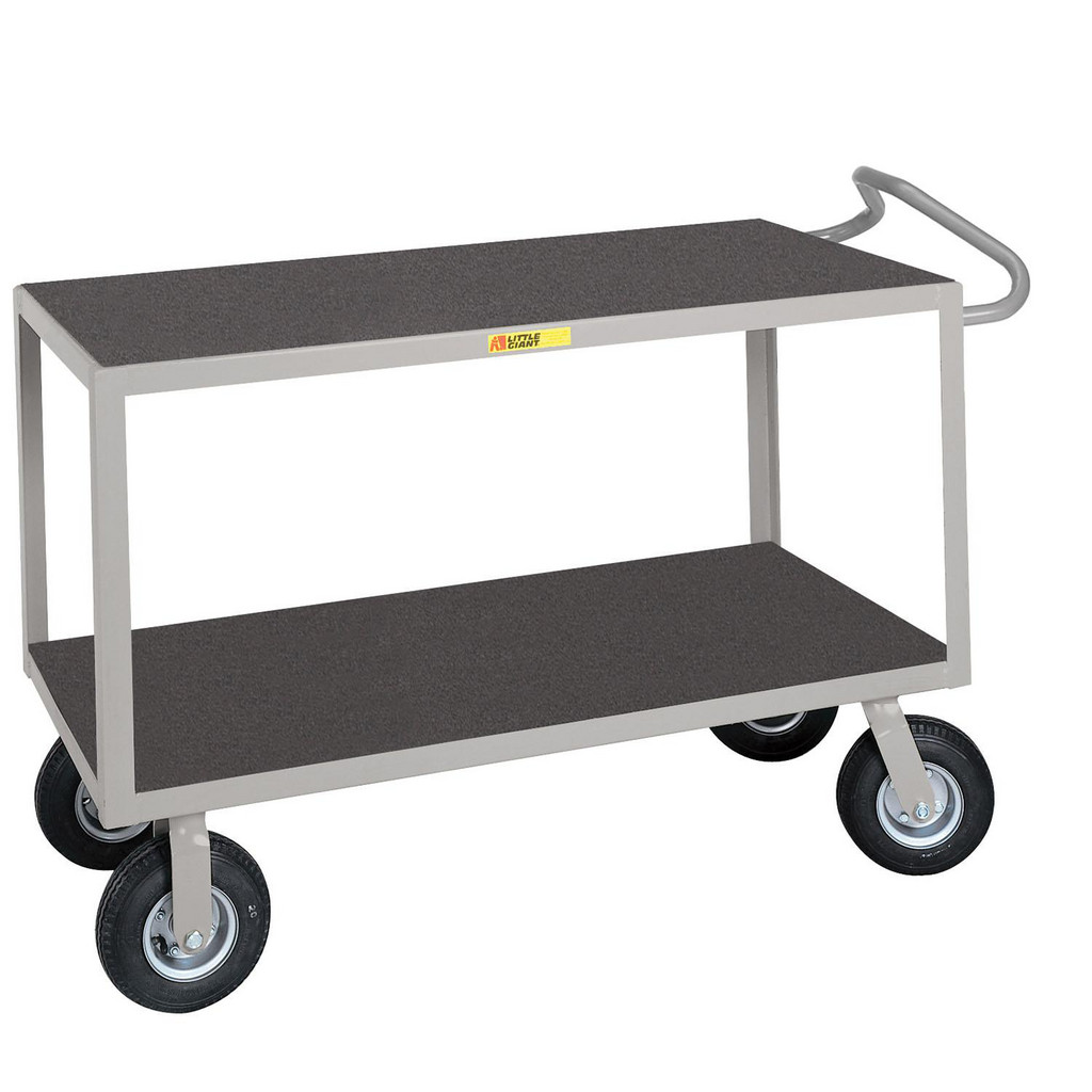Little Giant® - Shelf Utility Cart: 42" Long, 24" Wide, Steel, 1200 lb ...