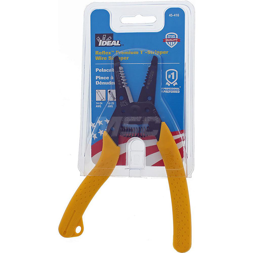 Ideal - Wire Stripper: 24 AWG to 1 Max Capacity | MSC Direct