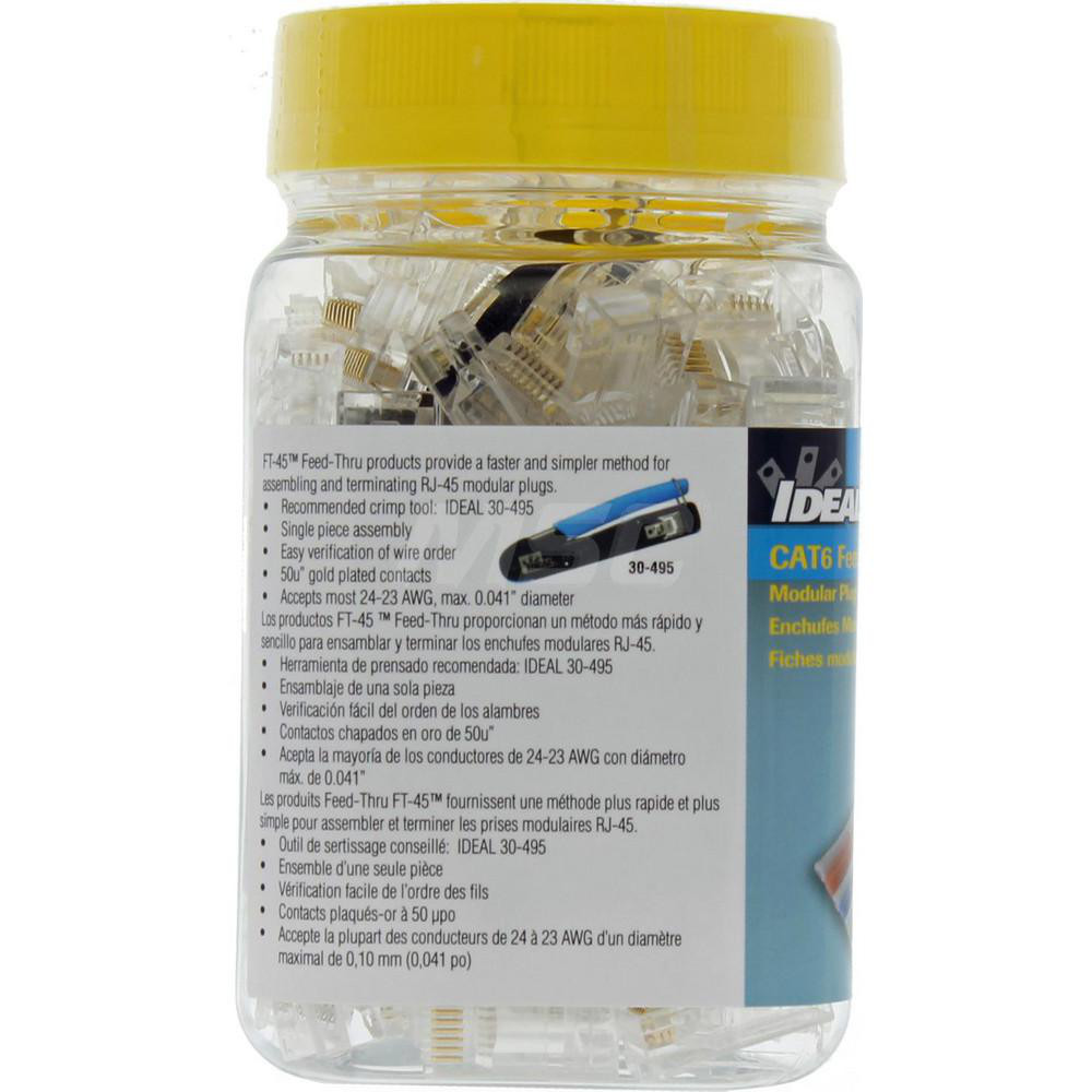Ideal - Modular Connectors: Connector Type: RJ45; Data Rating: Cat6 ...