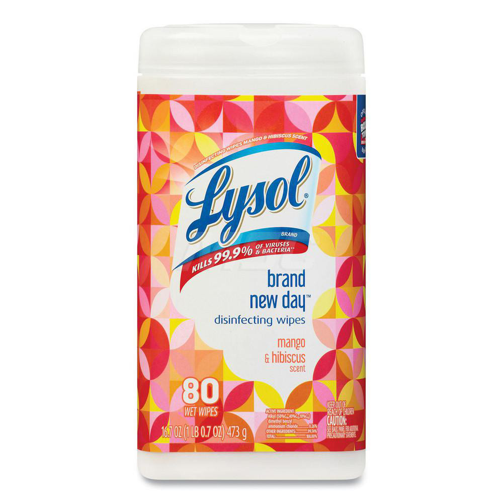 Lysol - Disinfecting Wipes: Pre-Moistened, 80 Sheet/Pack | MSC Industrial Supply Co.