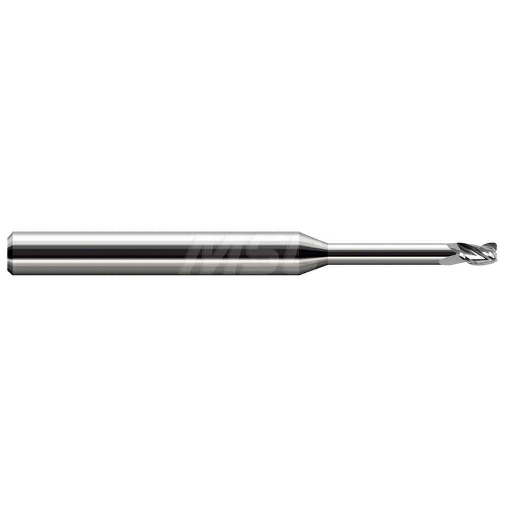 Harvey Tool - Corner Radius End Mill: 3/32" Dia, 0.0200" Radius, 3 ...