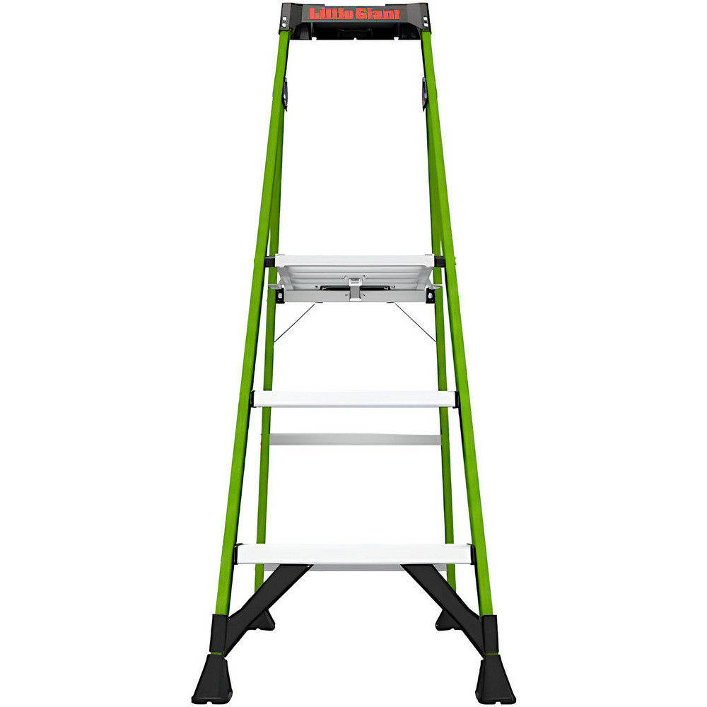 Little Giant Ladder - 3 Step Fiberglass Foldable Step Ladder: Type IA ...