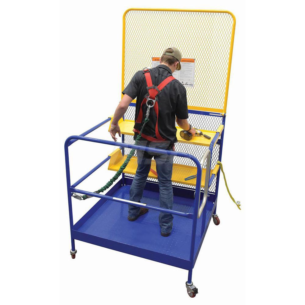 Vestil - Work Platform 2Shelf,84"Bck,Casters - - 16271983 - MSC ...