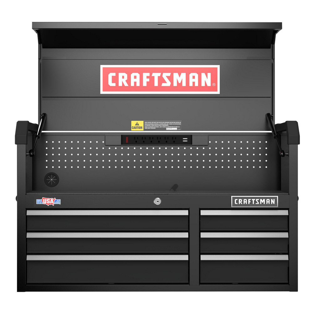 Craftsman - Top Tool Chest: For 6 Drawers, 16" OAD, 24.7" OAH, 41" OAW ...