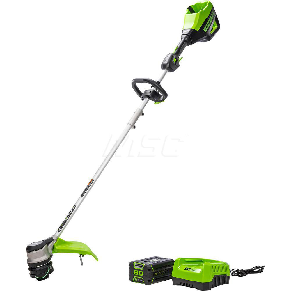 Greenworks - String Trimmer: Battery Power, 16" Cutting Width | MSC Direct