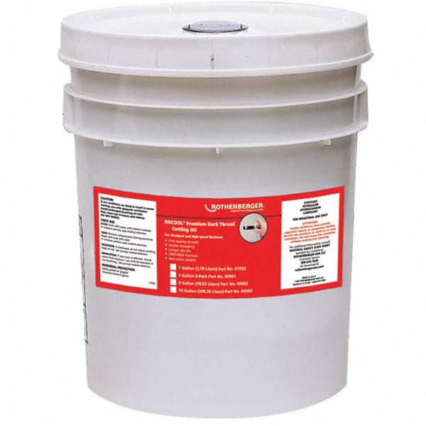 Rothenberger - Pipe Cutting & Threading Oil: Thread Cutting Oil, Bucket ...