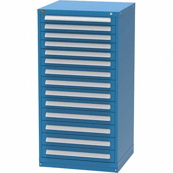 Vidmar - Modular Steel Storage Cabinet: 30" Wide, 27-51/64" Deep, 59 ...