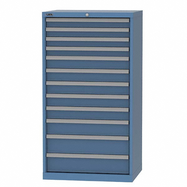 LISTA - Modular Steel Storage Cabinet: 28-1/4" Wide, 22-1/2" Deep, 52-3 ...