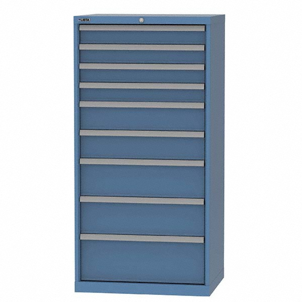 LISTA - Modular Steel Storage Cabinet: 28-1/4" Wide, 22-1/2" Deep, 57-1 ...