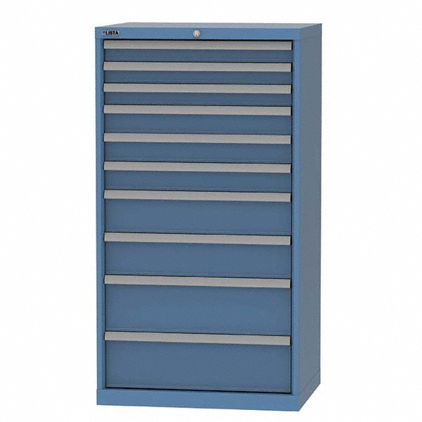 LISTA - Modular Steel Storage Cabinet: 28-1/4" Wide, 22-1/2" Deep, 52-3 ...