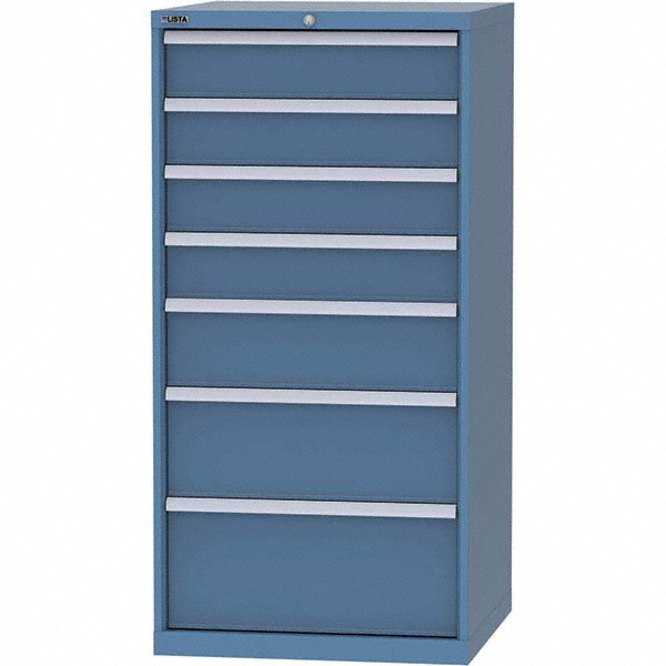 LISTA - Modular Steel Storage Cabinet: 28-1/4" Wide, 28-1/2" Deep, 57-1 ...