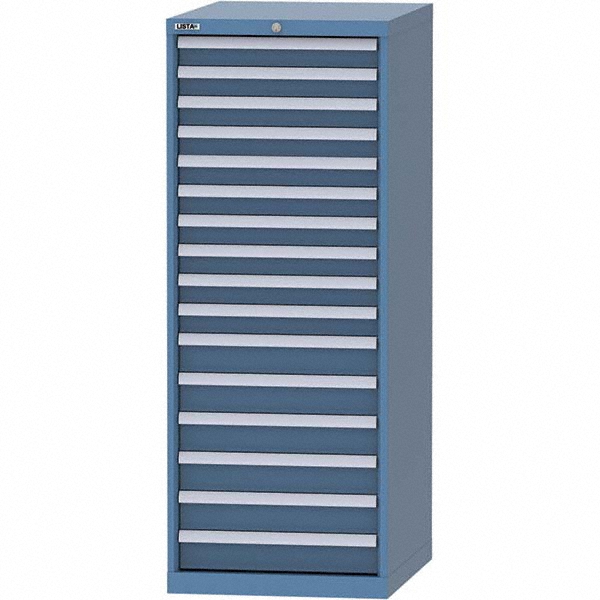 LISTA - Modular Steel Storage Cabinet: 22-7/32" Wide, 28-1/2" Deep, 57 ...