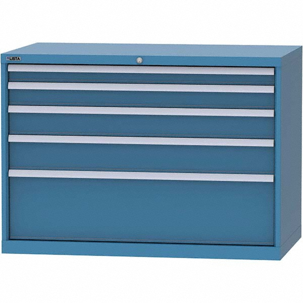 LISTA - Modular Steel Storage Cabinet: 47" Wide, 28-1/2" Deep, 33-1/2 ...