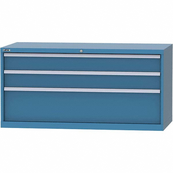 LISTA - Modular Steel Storage Cabinet: 56-11/32" Wide, 28-1/2" Deep, 27 ...