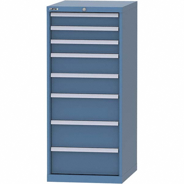 LISTA - Modular Steel Storage Cabinet: 22-7/32" Wide, 28-1/2" Deep, 51 ...