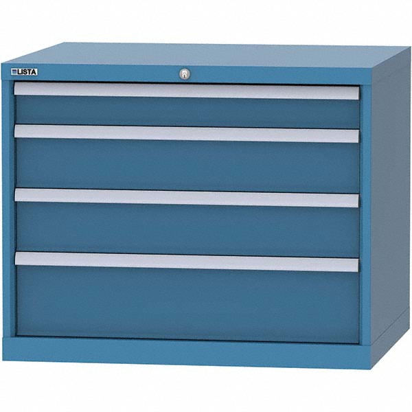 LISTA - Modular Steel Storage Cabinet: 34-1/4" Wide, 28-1/2" Deep, 27-1 ...