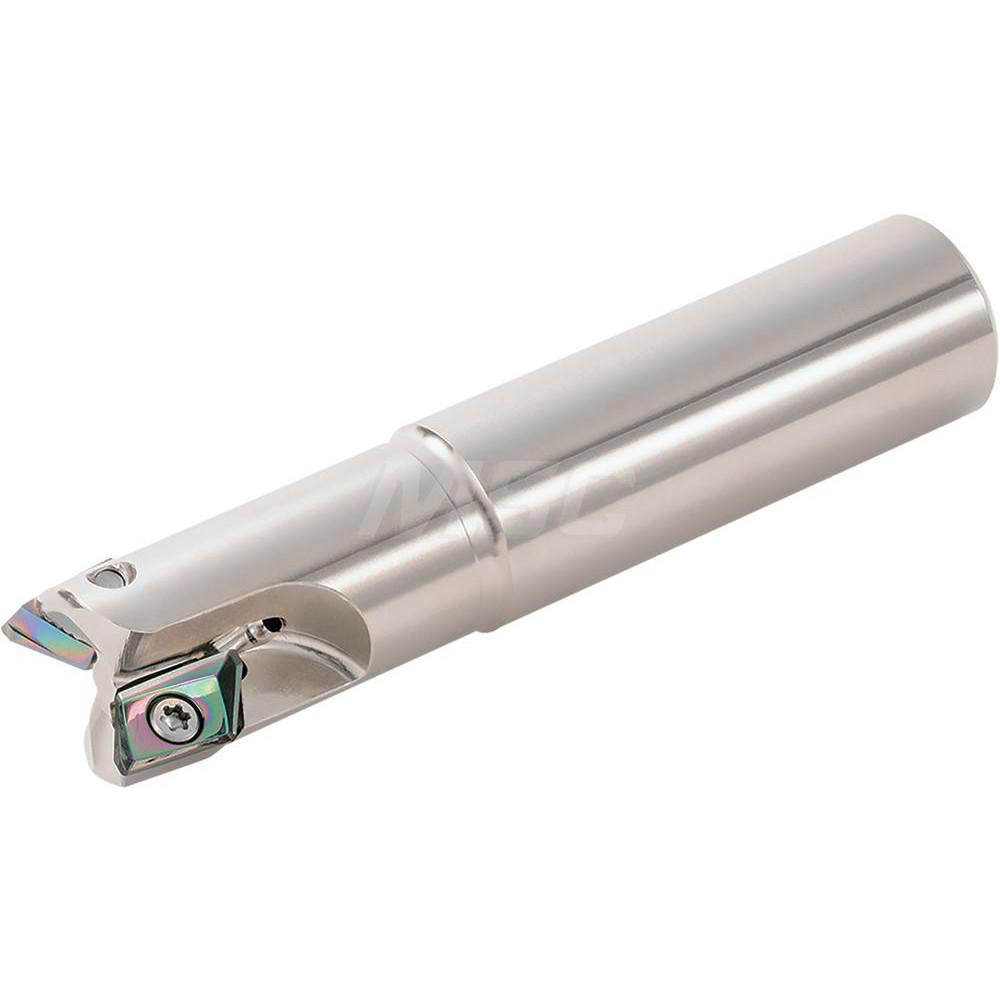 Kyocera - Indexable Square-Shoulder End Mill: CYLND SHANK 90D, 1" Cut ...