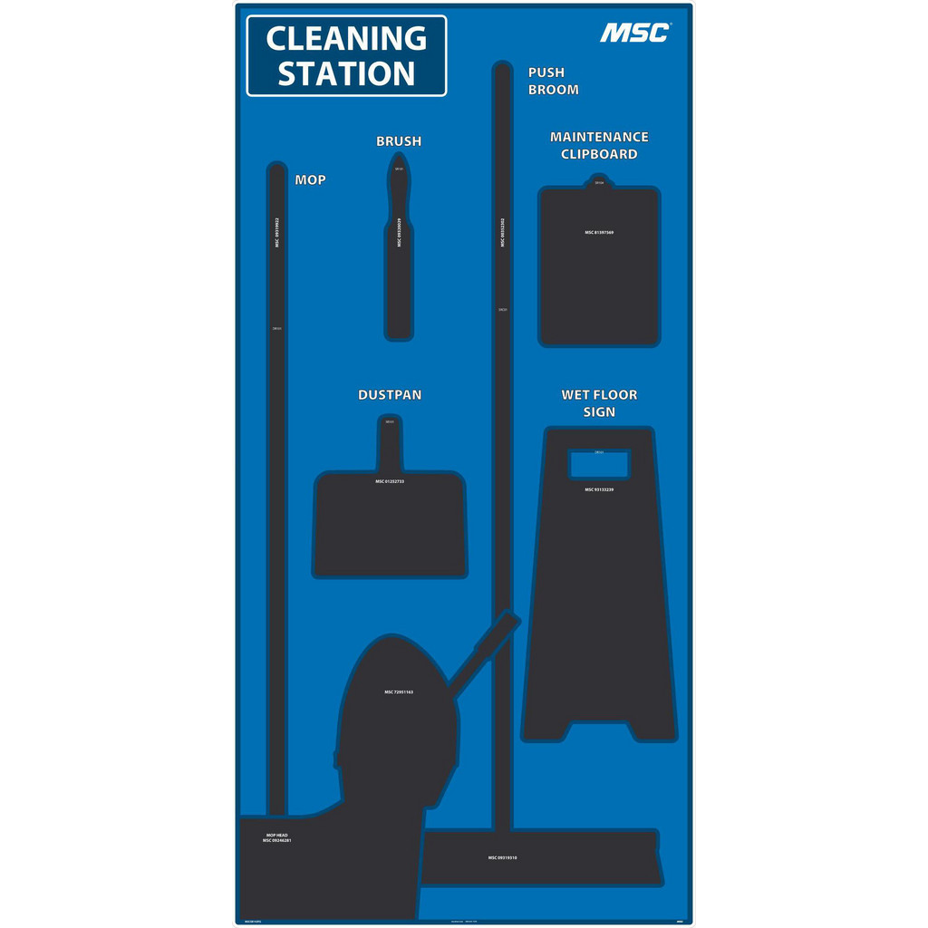 AccuformNMC - Pegboard Shadow Board: Acrylic | MSC Direct
