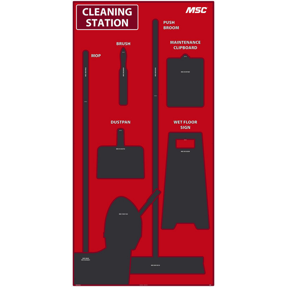 AccuformNMC - Pegboard Shadow Board: Aluminum | MSC Direct