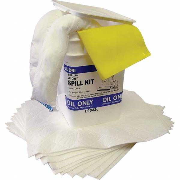 Oil-Dri™ - Spill Kits; Application: Oil Only; Kit Type: Oil Based ...