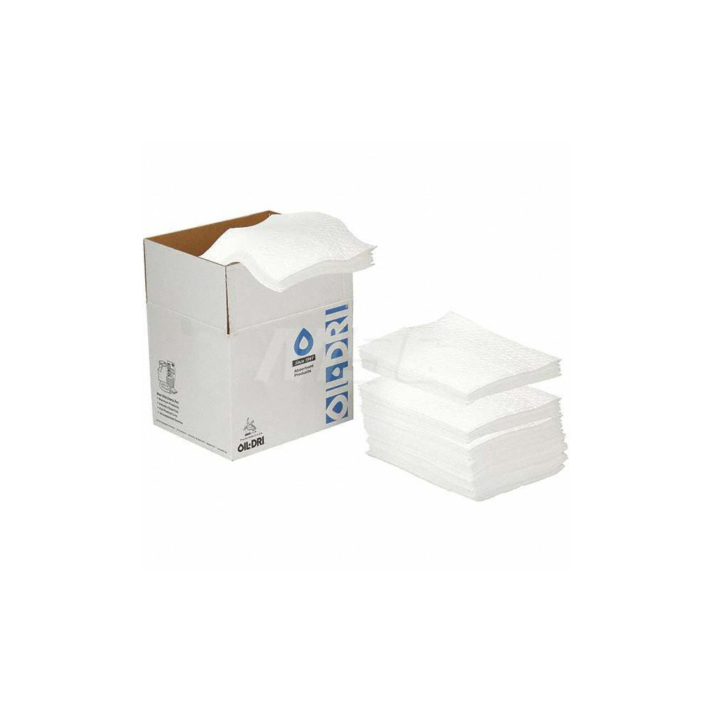 Oil-Dri™ - Sorbent Pad: For Oil & Petroleum Based & Universal, 19" Wide ...