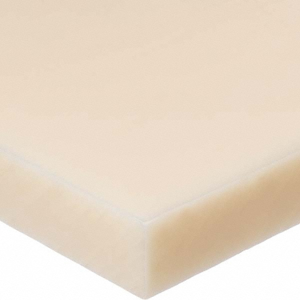 USA Industrials - Plastic Bar: Nylon 6/6, 3/8" Thick, Off-White | MSC ...