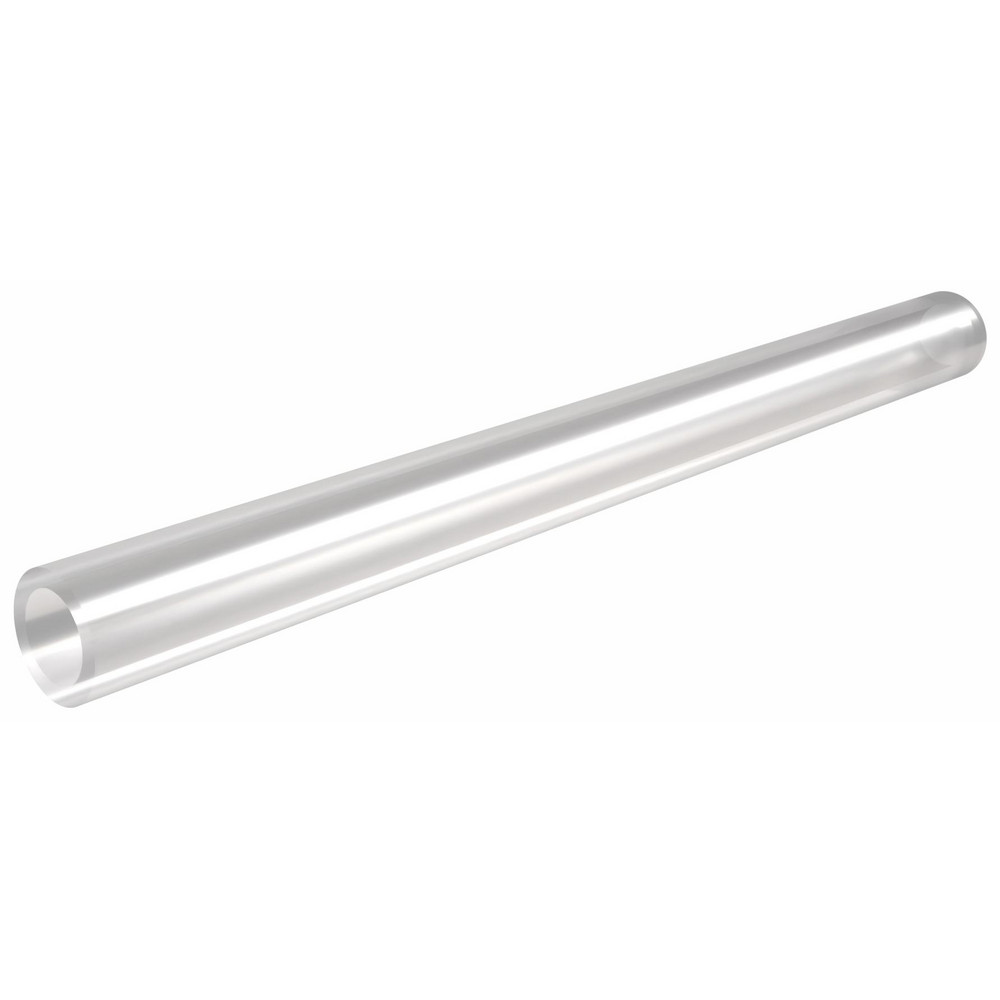 USA Industrials - Plastic Round Tube: 1-3/4" ID, 2" OD, 24" OAL, Clear ...