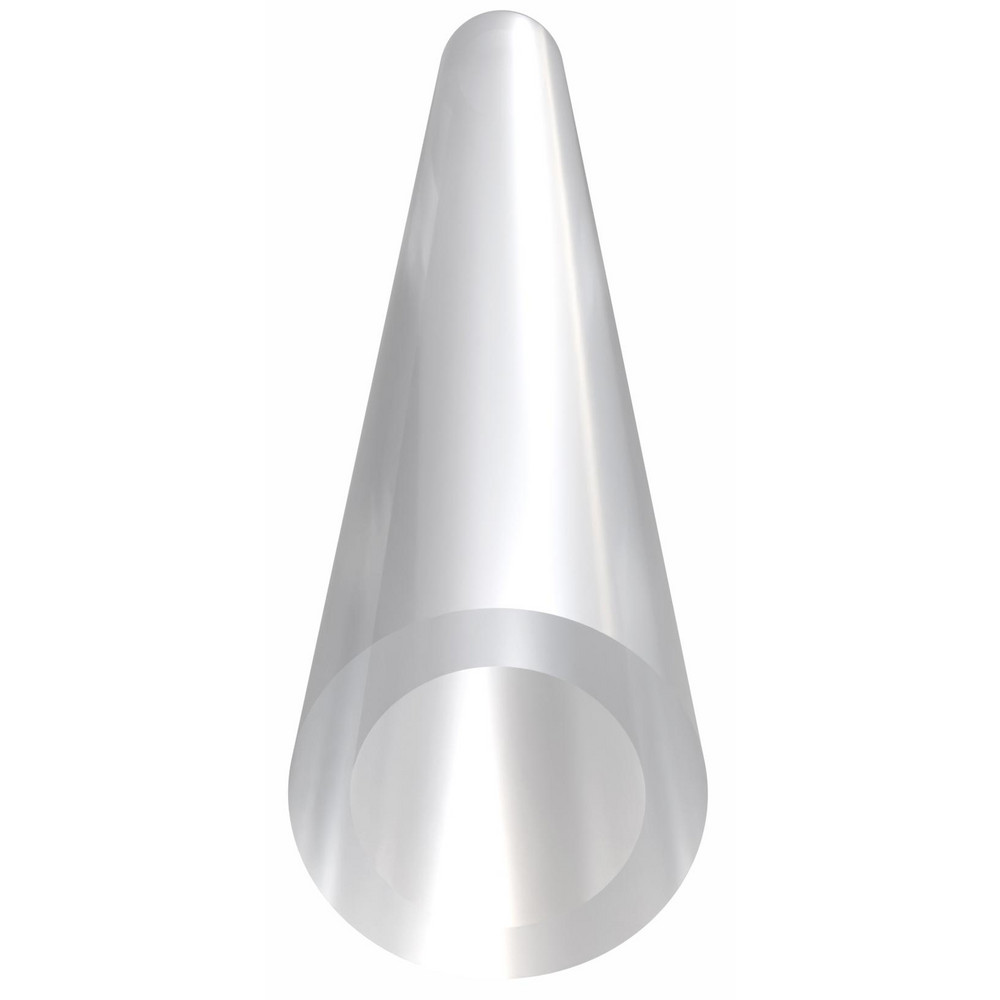 USA Industrials - Plastic Round Tube: 6-3/4" ID, 7" OD, 12" OAL, Clear ...