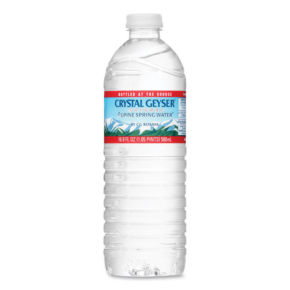Crystal Geyser - Beverages: Bottled Water, Spring, Bottle, 16.9 oz ...