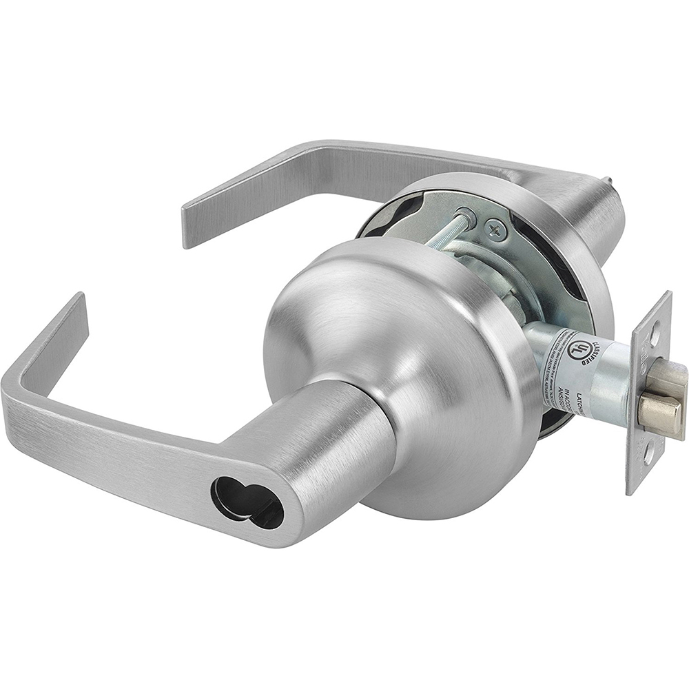 Yale - Lockset: Use with 1-3/4" Thick Doors, Satin Chrome Finish | MSC ...