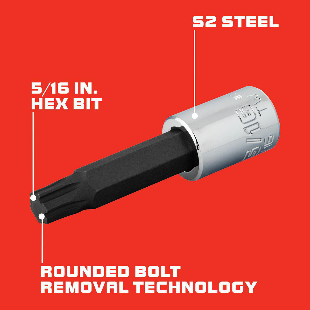 Proto - Hand Hex & Torx Bit Sockets: Socket Type: Hex Bit Socket; Drive ...