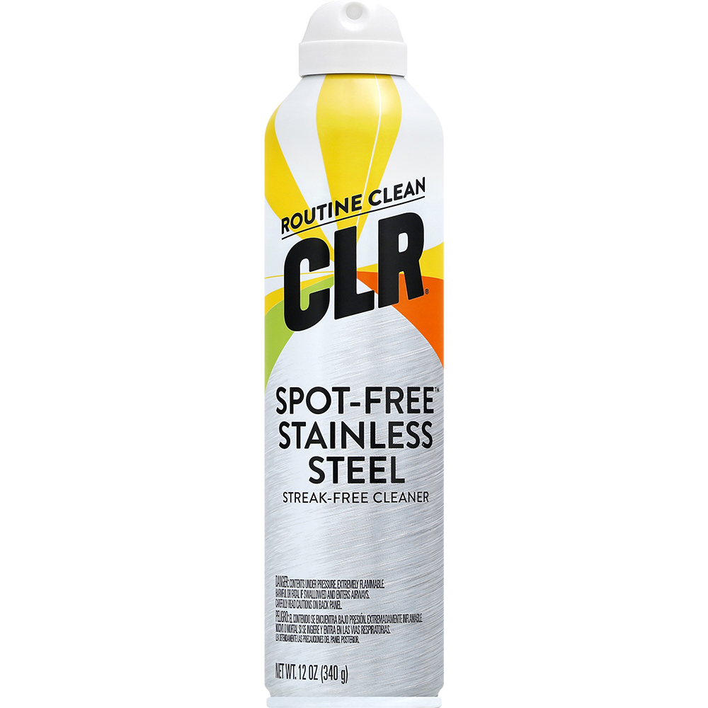 CLR Pro - Stainless Steel Cleaner: 12 fl oz Aerosol Can | MSC Direct