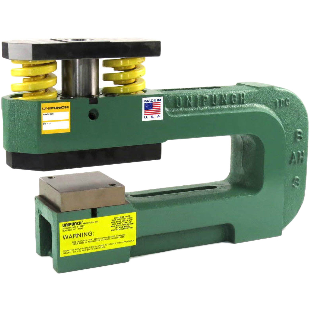 Unipunch - Ironworkers; Throat Depth (Inch): 8 - 16764532 - MSC ...