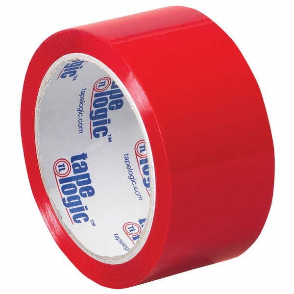 Tape Logic - Pack of (6), 2" x 55 Yd Rolls of Red Box Sealing & Label ...