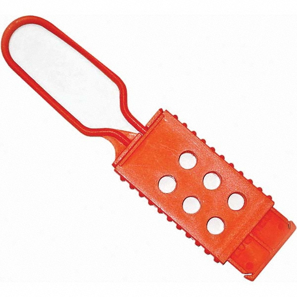 Brady - Lockout Hasp: Snap-On Hasp, Single Jaw, 6 Padlocks | MSC Direct