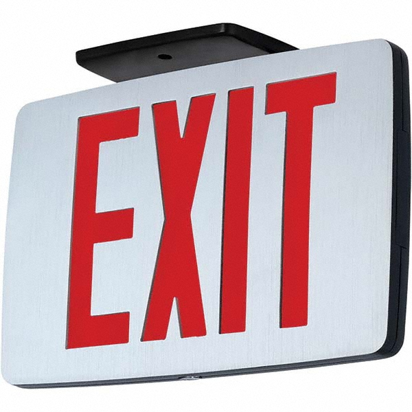Hubbell Lighting - Illuminated Exit Signs; Number of Faces: 2; Light ...
