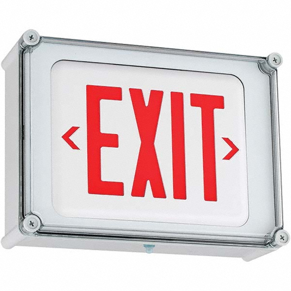 Hubbell Lighting - Illuminated Exit Signs; Number of Faces: 1; Light ...