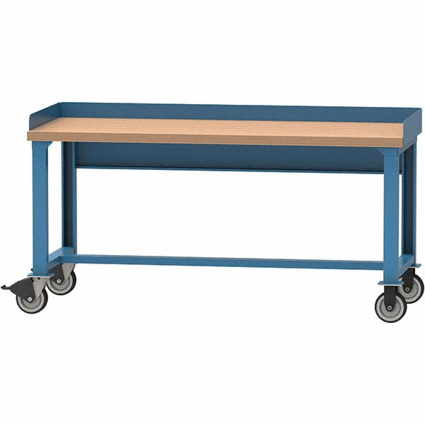 LISTA - Workbench Top Mobile Work Center: 30" OAD, 1 Shelf | MSC Direct