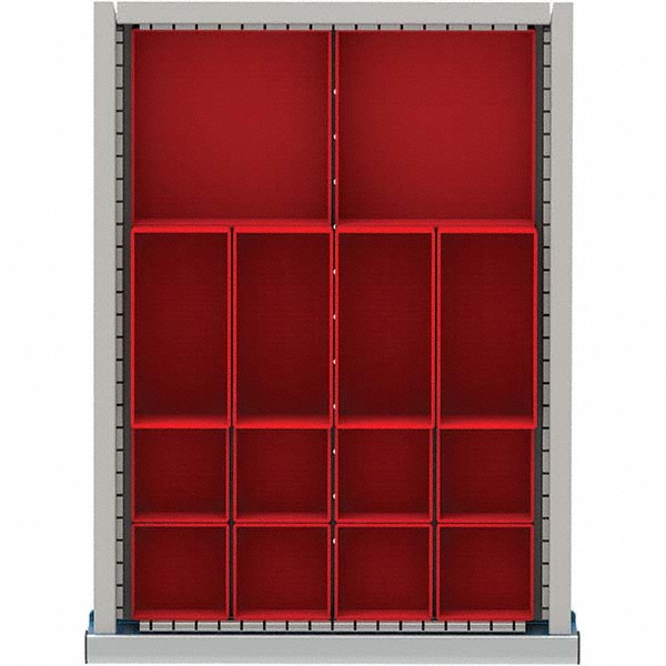 LISTA - 14-Compartment Drawer Divider Layout for 2.17" High Drawers ...
